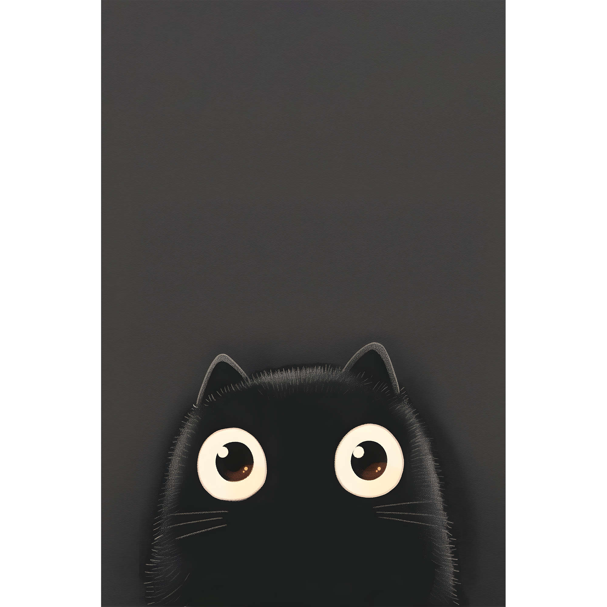 Black Cat Poster Matte Material Wall Decor Painting Painting for ...