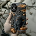 Black Cat Pumpkin Fantasy Gothic Artistic Phone Case with iPhone 17 to ...