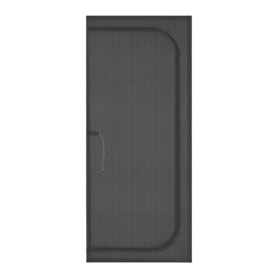 Black Cat Resistant Mesh Door Curtain with Double Zipper for Pet Safety ...