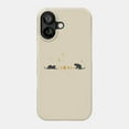 Black Cat Silhouette Against a Full Moon Case for Apple iPhone 11-17 ...