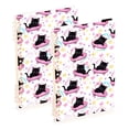 Black Cat Spaceship Pattern A5 Notebook Set of 2 Refillable 60 Sheets ...
