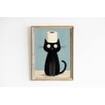 Black Cat Toilet Paper Bathroom Cat Cat Illustration Quirky Bathroom ...