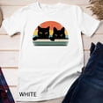 Black Cat Vintage Retro Style Cats Lover Gift Unisex T-Shirt Birthday ...