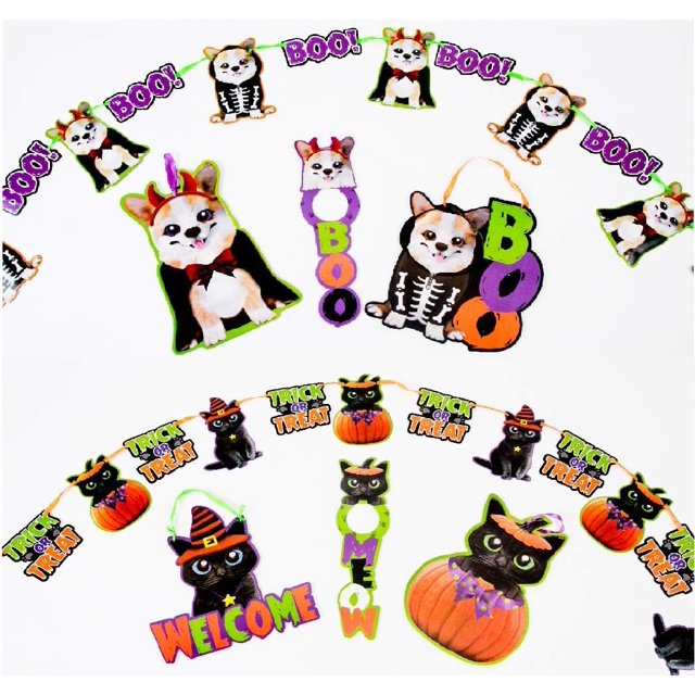 Black Cats and Dogs | Kid Friendly Not So Scary | Banners Cut Outs with ...