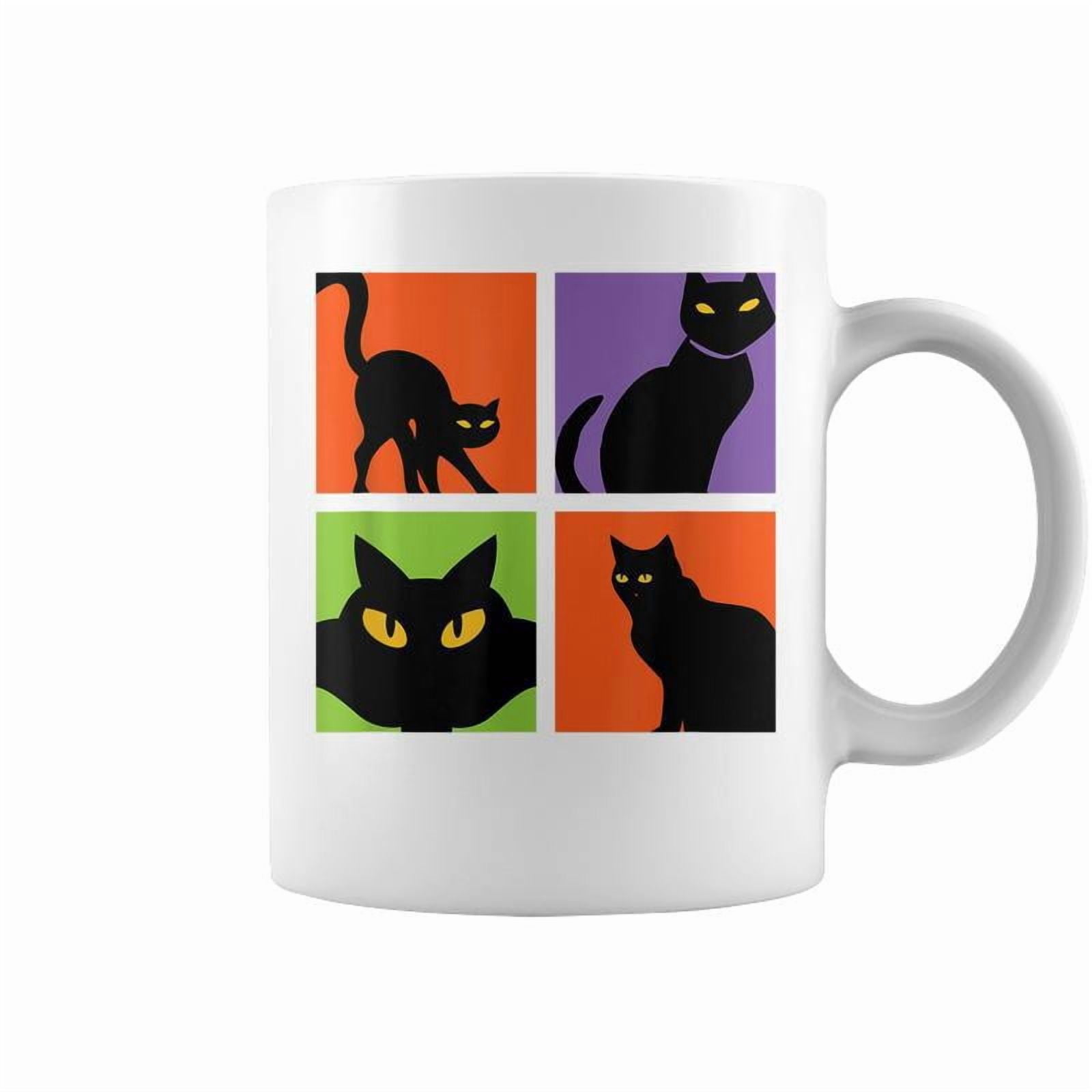 Black Cats Lover Retro Halloween Pop Art Witches V2 - Walmart.com