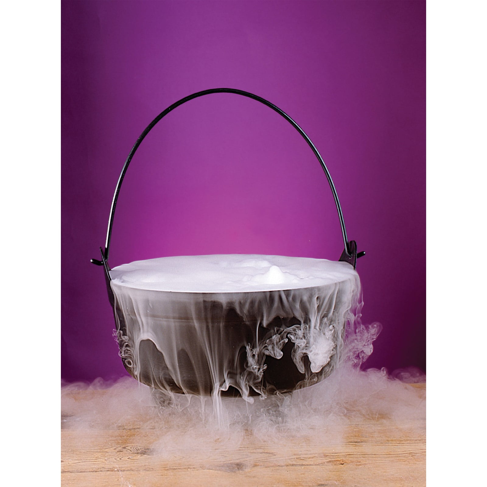 Hallo Ween Black Cauldron 14 Inch, Plastic Halloween Decoration, Spooky ...