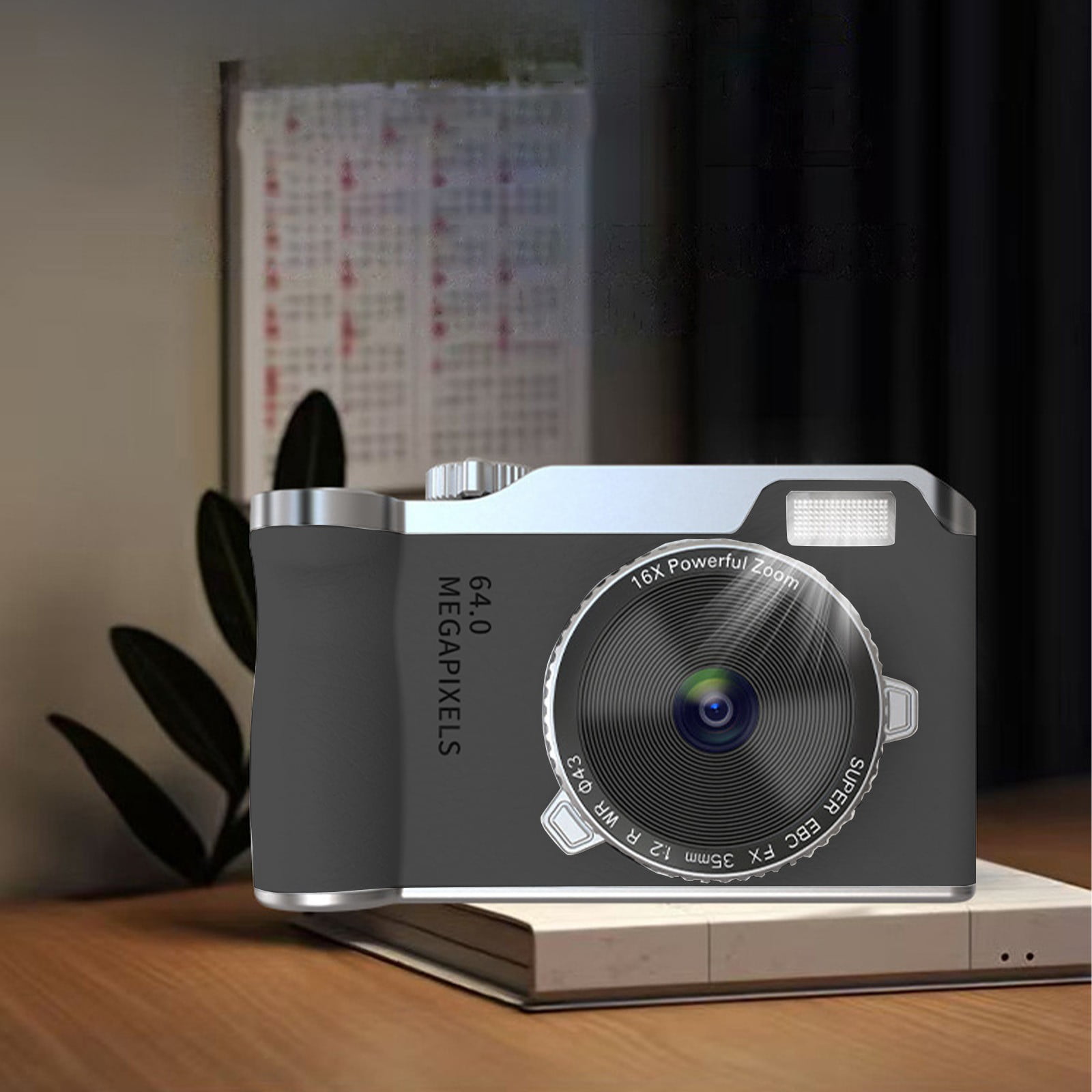 Black Ccd High Definition Macro Digital Camera With 23 Inch Screen 16X ...