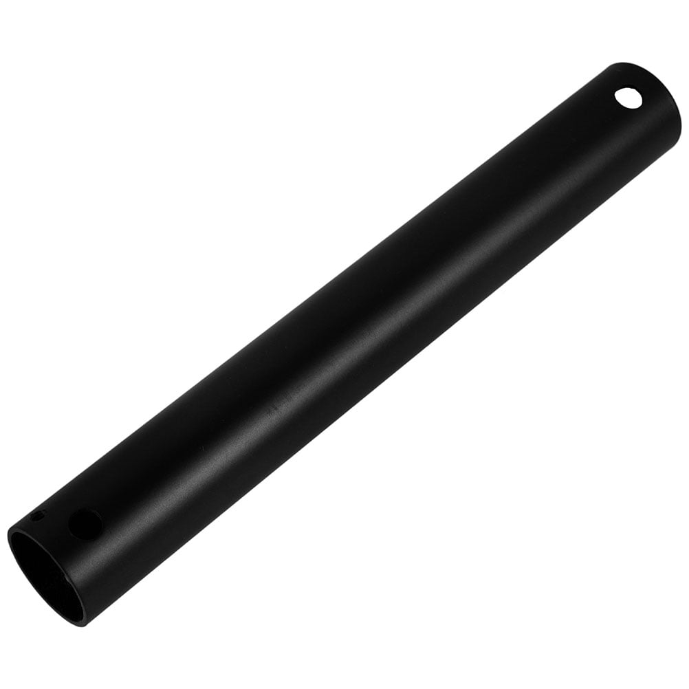 Black Ceiling Fan with down Rod Parasol Pole Replacement Light ...