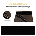 Black Cellophane Wrap Roll 34 In Wide X 100 Ft Long Gift Basket Holiday ...