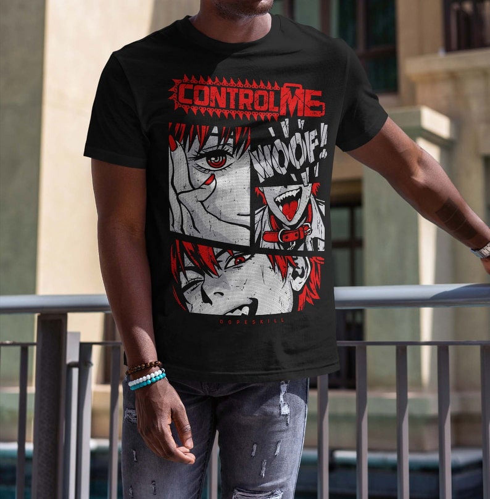 Black Cement 2s DopeSkill Unisex Shirt Control Me Graphic - Walmart.com