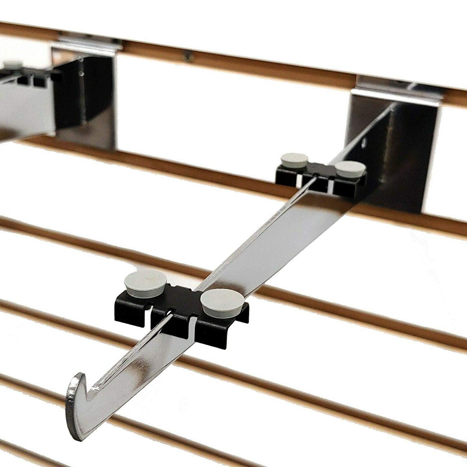 Black Center Shelf Rest Clip & Rubber Cushion for Brackets to Hang ...