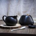 Black Ceramic Coffee Serving Set, Creamer Pitcher and Sugar Bowl Set ...