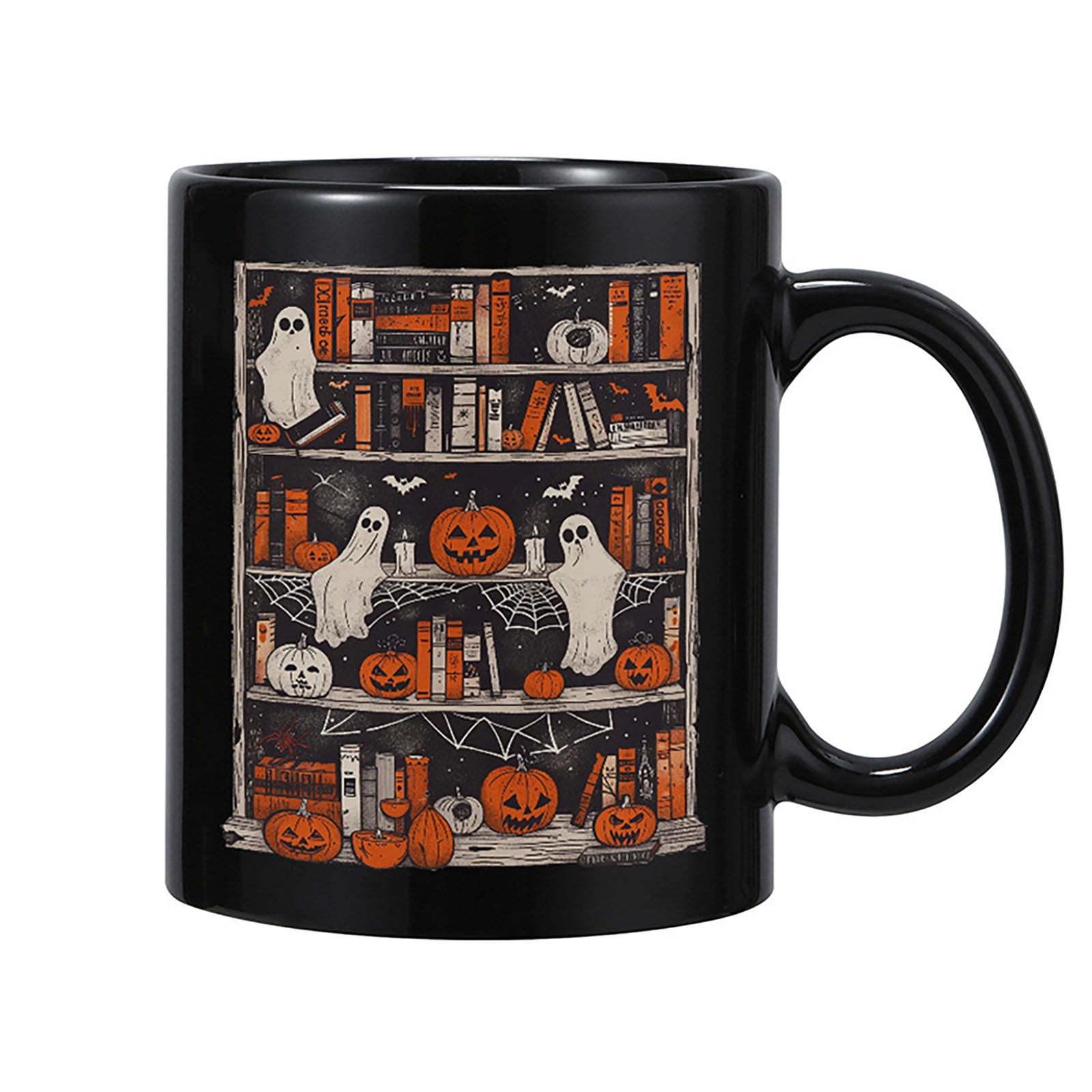 Black Ceramic Cup Exclusive Novelty Design Autumn Thanksgiving ...