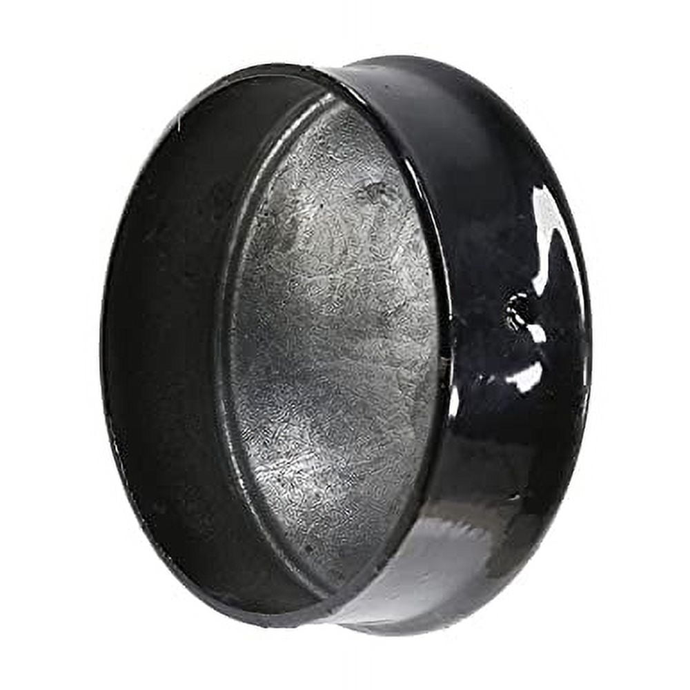 Black Chain Link Fence 3" (2 7/8" OD) Round Dome External Post Caps ...