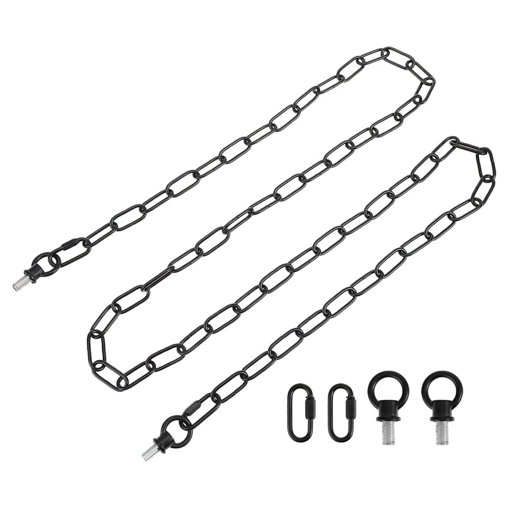SOPOTUTU Elegant Pendant Light Fixture Chain Black Iron For Home Decor ...