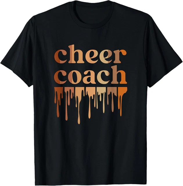 Black Cheer Coach African American Cheerleading Coach T-Shirt Unisex S ...
