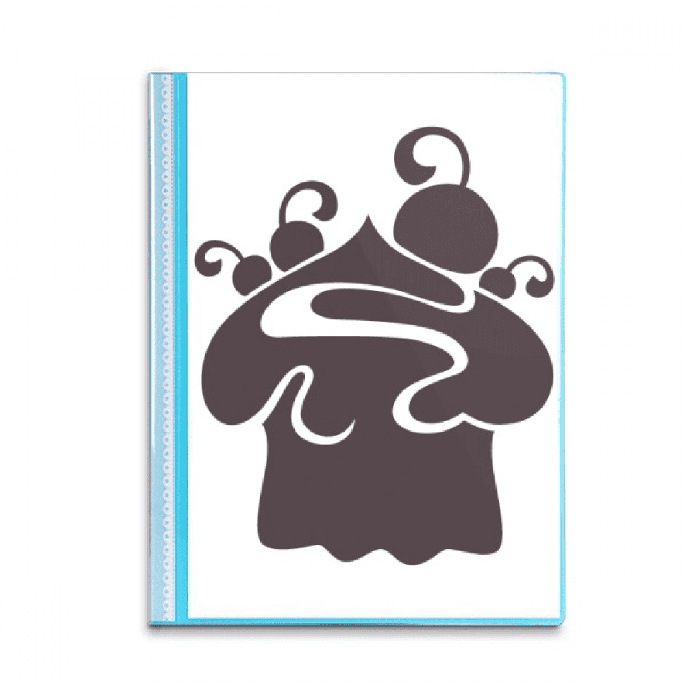 Black Cherry Ice Outline Book Sheet Protectors Portfolio Binder Folder ...