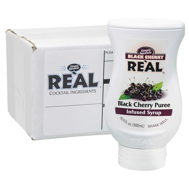 Black Cherry Reall, Black Cherry Puree Infused Syrup, 16.9 FL OZ ...