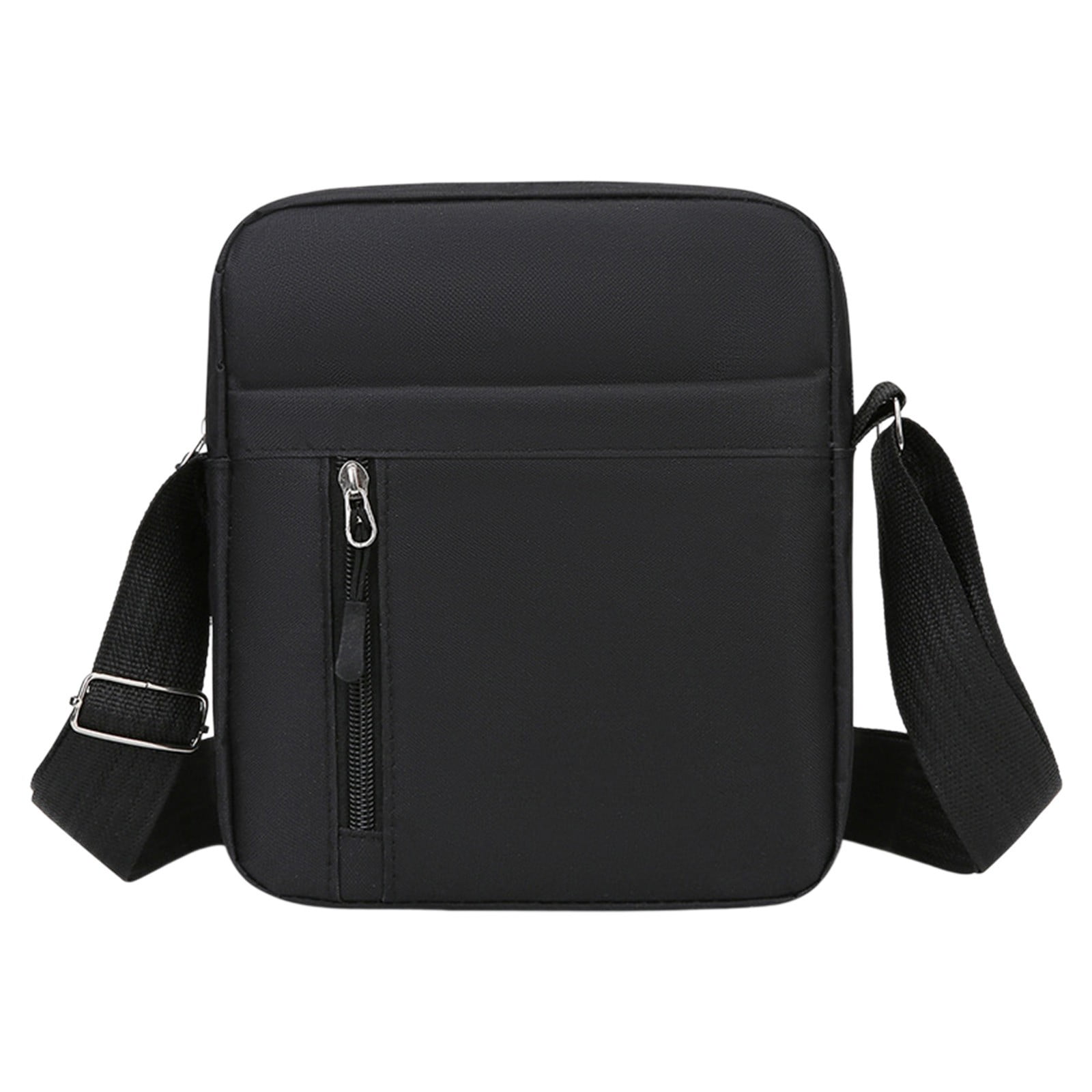 Black Chest Bag Fabric Material Crossbody Bag Sports Chest Bag Black ...