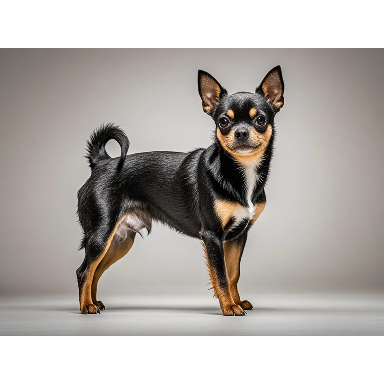 Black Chihuahua Diamond Art 5D Diamond Painting DIY Kits Full Round ...