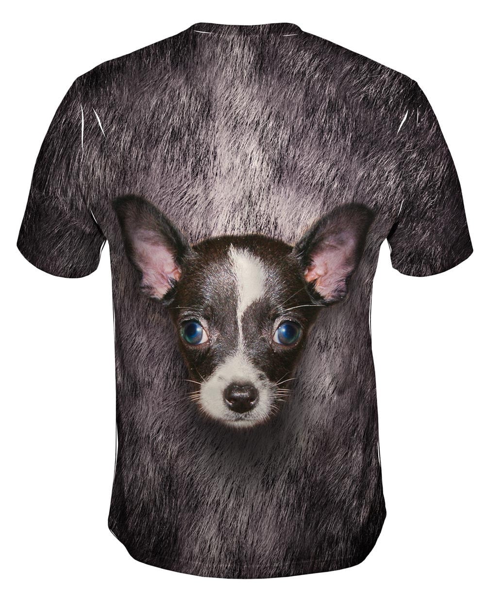 Black Chihuahua Face Mens T-Shirt All Over Print - Walmart.com