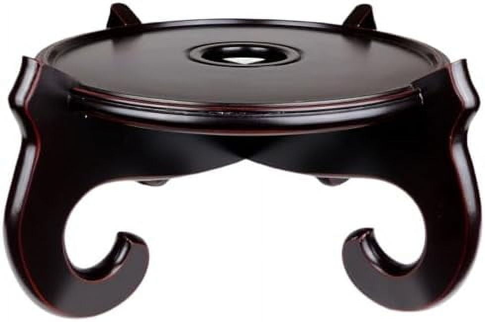 Black Chinese Fish Bowl Planter Stand (9.5) - Walmart.com
