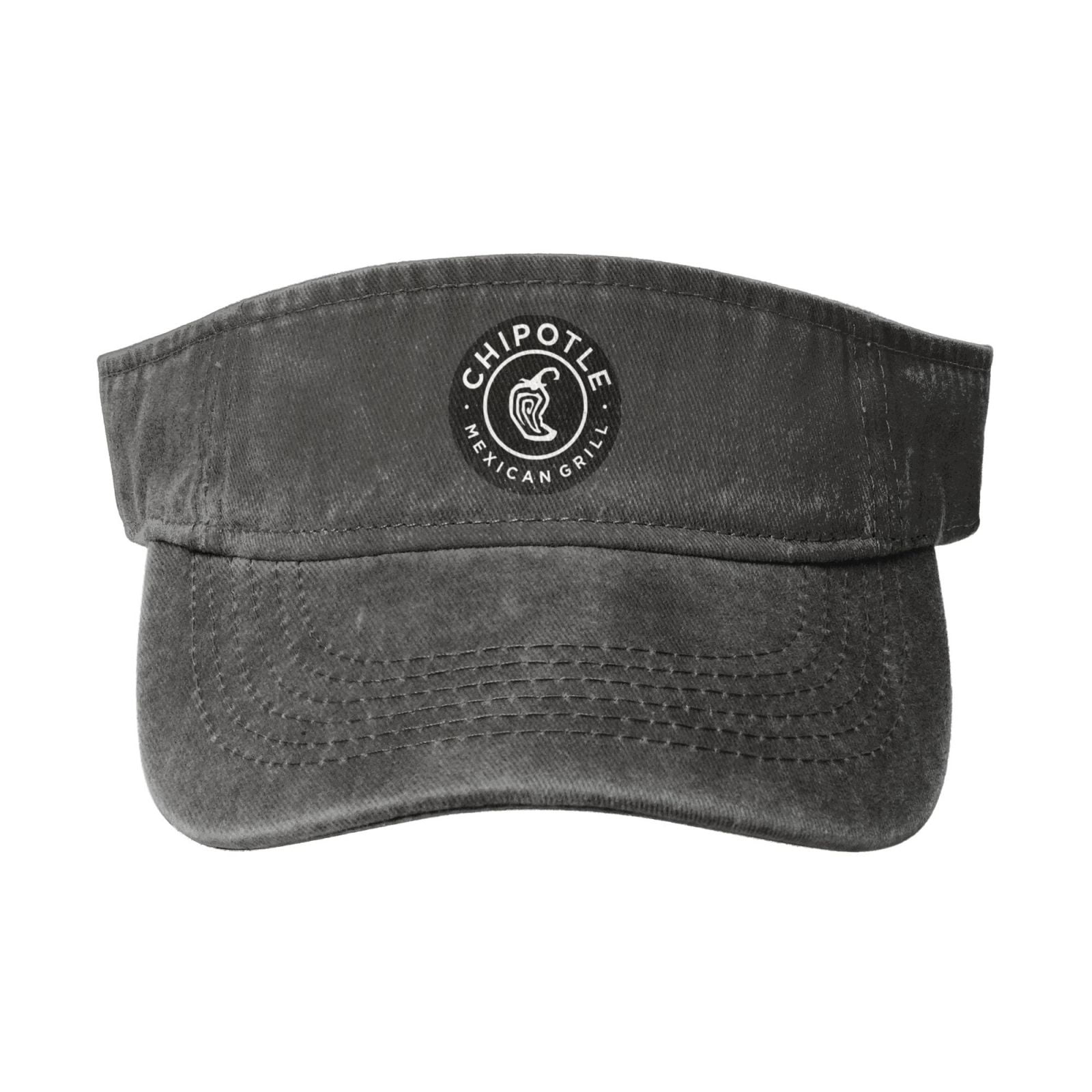Black Chipotle Mexican Grill Washed Cowboy Empty Top Baseball Sun Cap ...