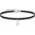 Black Choker Necklace for Women,Gold/Siver Tone Choker Necklace with ...