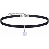 Black Choker Necklace for Women,Gold/Siver Tone Choker Necklace with ...