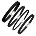 Black Choker Set 4 Stylish Necklaces Trendy Dainty Clavicle Chain Neck ...