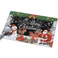 Black Christmas Entryway Rug 2x3ft Washable Non Slip Bathroom Rug ...