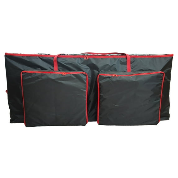 Black Christmas Tree Storage Bag Large Capacity Quilt Clothes Storage ...