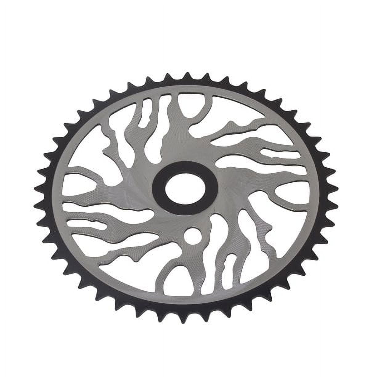 Black/Chrome Bike Sprocket/Chainring, 44T 1/2 X 1/8 (Poison Ivy ...