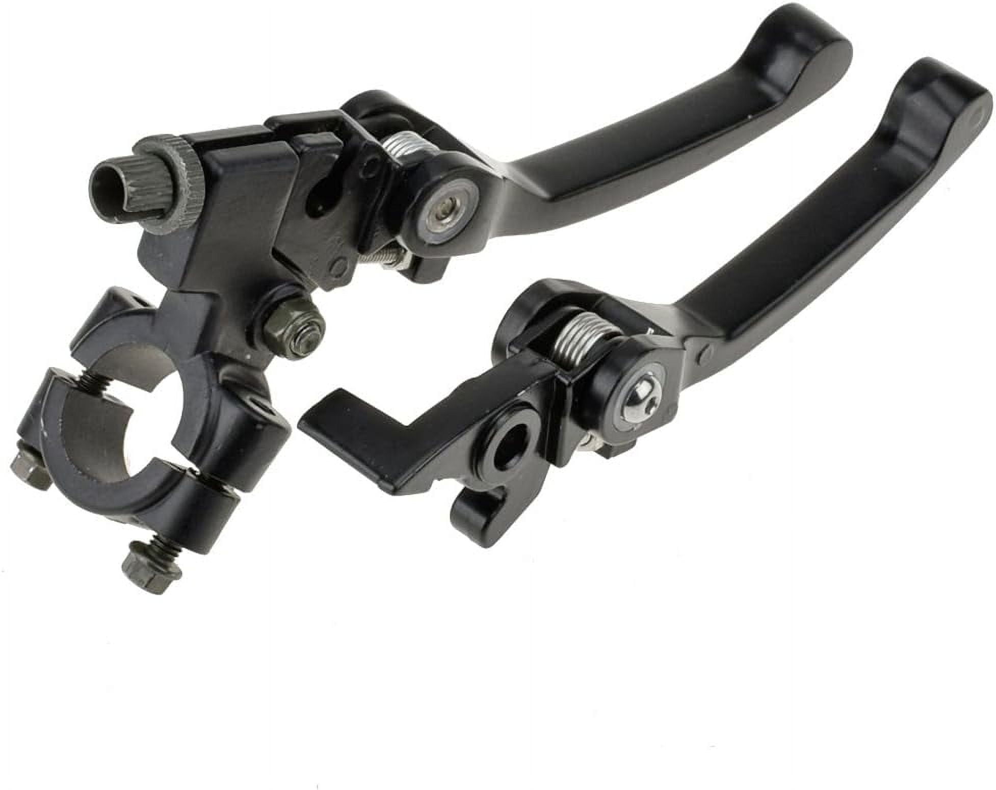 Black Chrome Clutch Brake Lever for 22mm 7/8 inch Handlebar 110cc 125cc ...