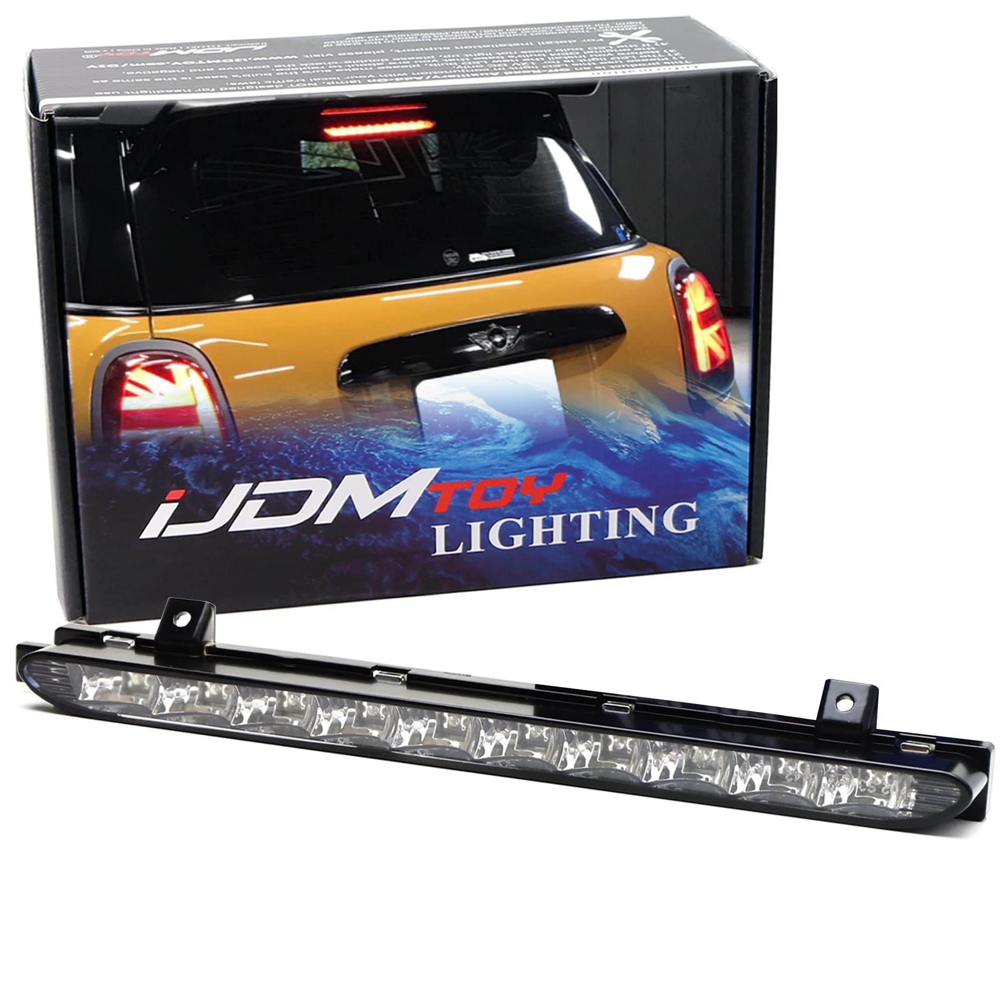 Black Chrome Finish Red LED 3rd Brake Light Assy For 2014/15-up MINI ...