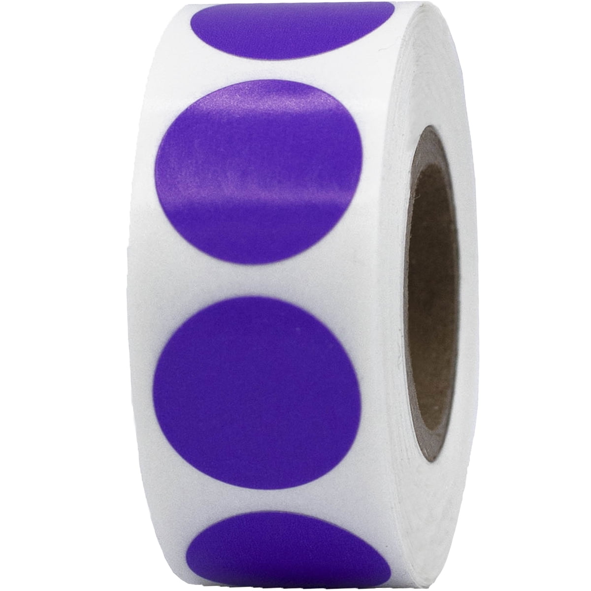 Black Circle Dot Stickers | 0.75" Inch Round | 500 Pack - Walmart.com