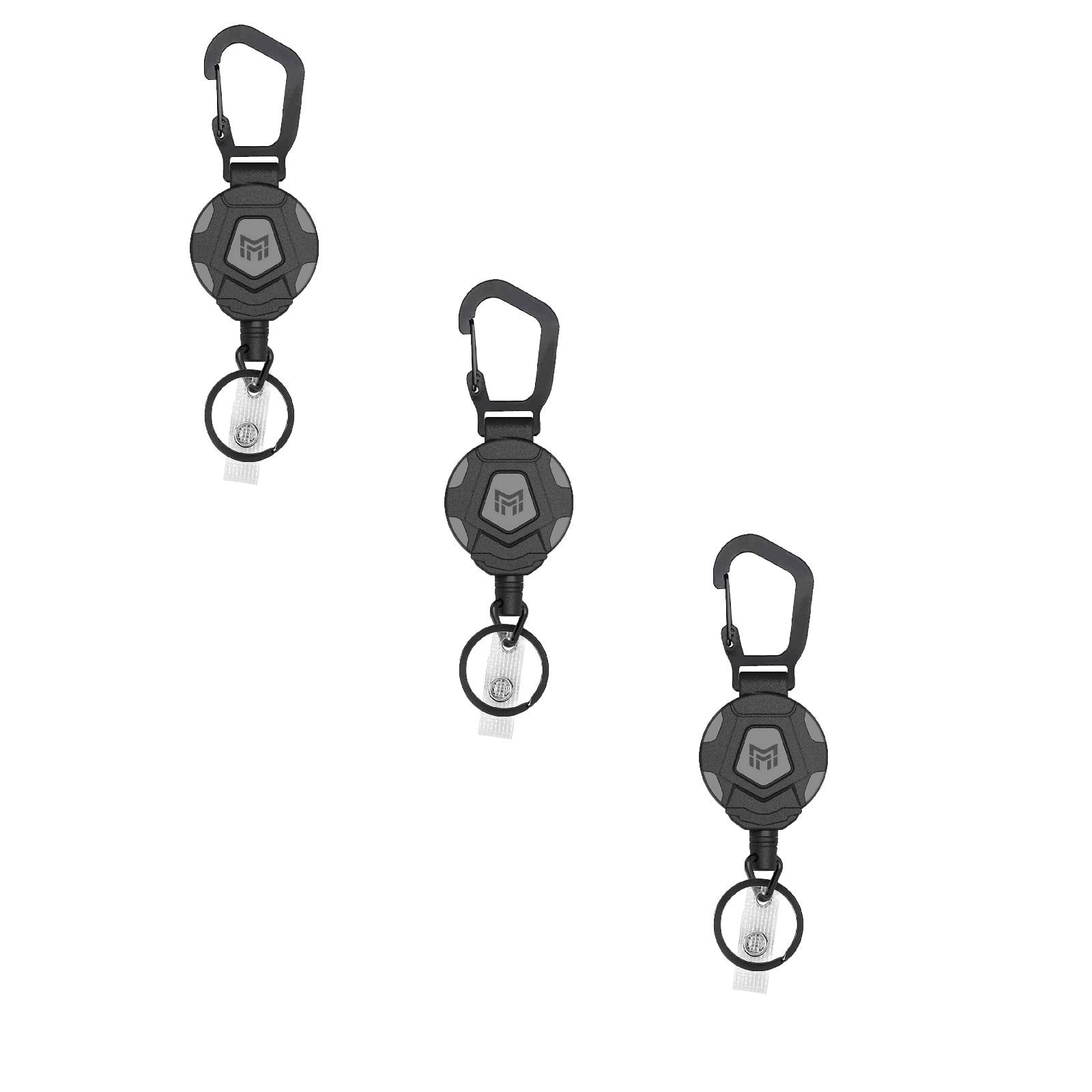 Black Circular Outdoor Mountaineering Easy To Pull Buckle Steel Wire ...