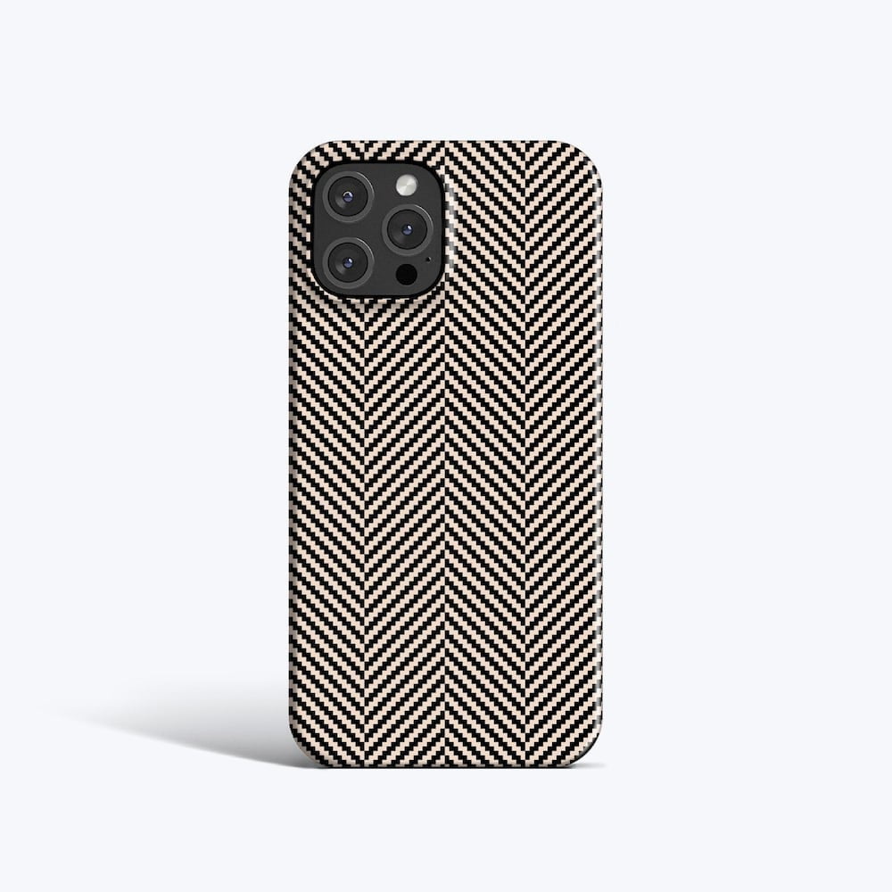 Black Classic Herringbone Pattern Protective and Compatible iPhone 11 ...