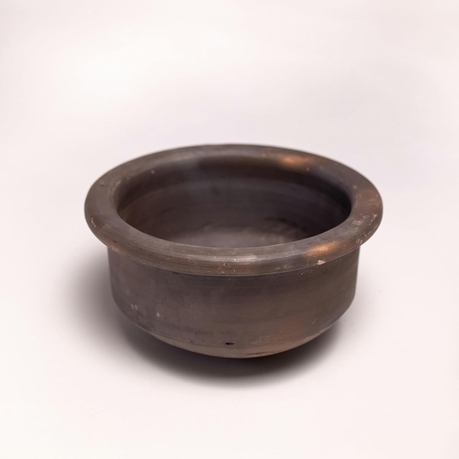 Black Clay Pot For Cooking & Serving With Lid - Unglazed Clay Mud Handi Mitti Ke Bartan With ...