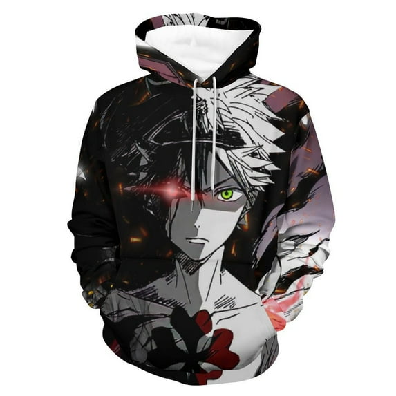 Black Clover Anime Adult Sweatshirts Fashion Hoodies Unisex Daily ...