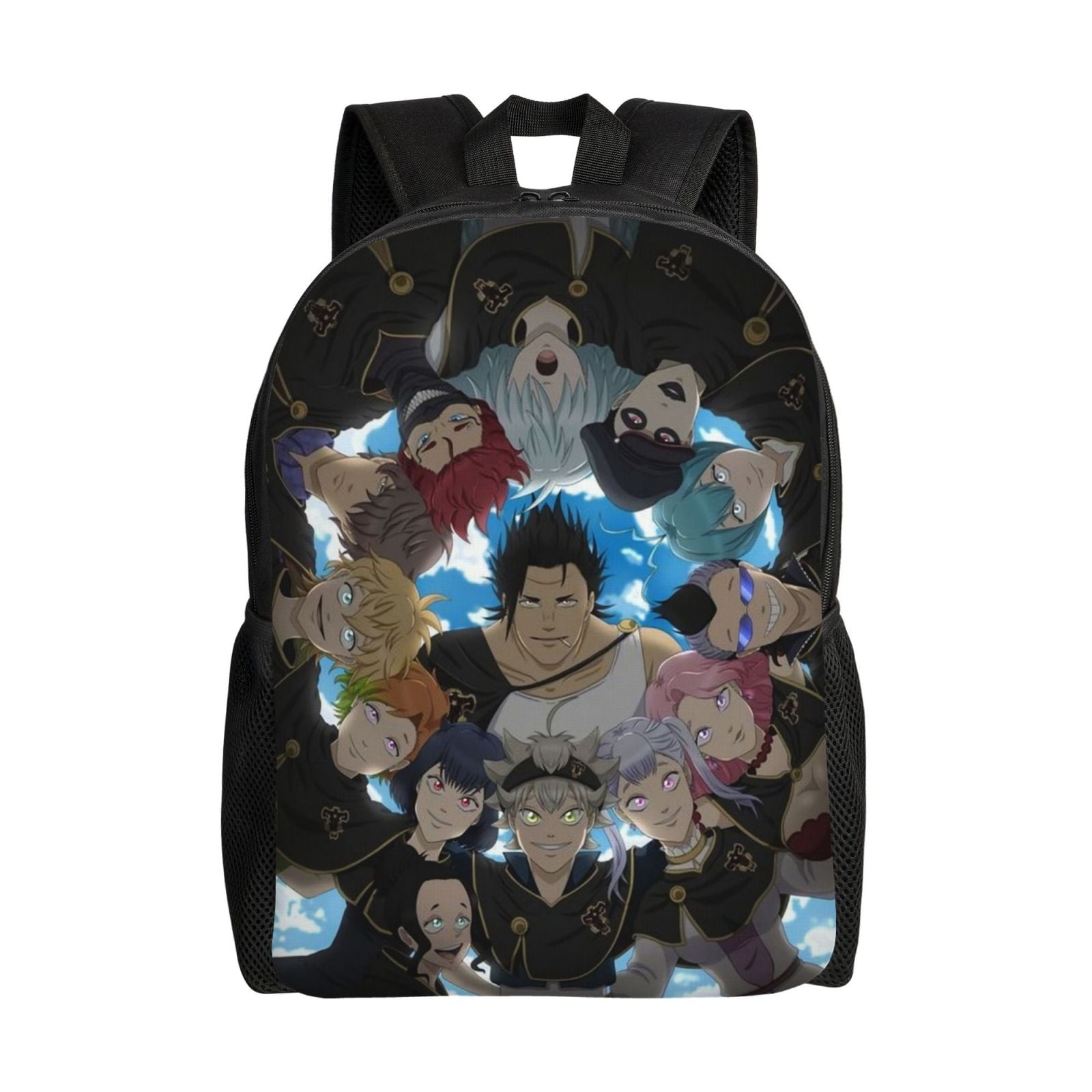 Black Clover Anime Backpack Cartoon Travel Bags 3D Printed Casual ...