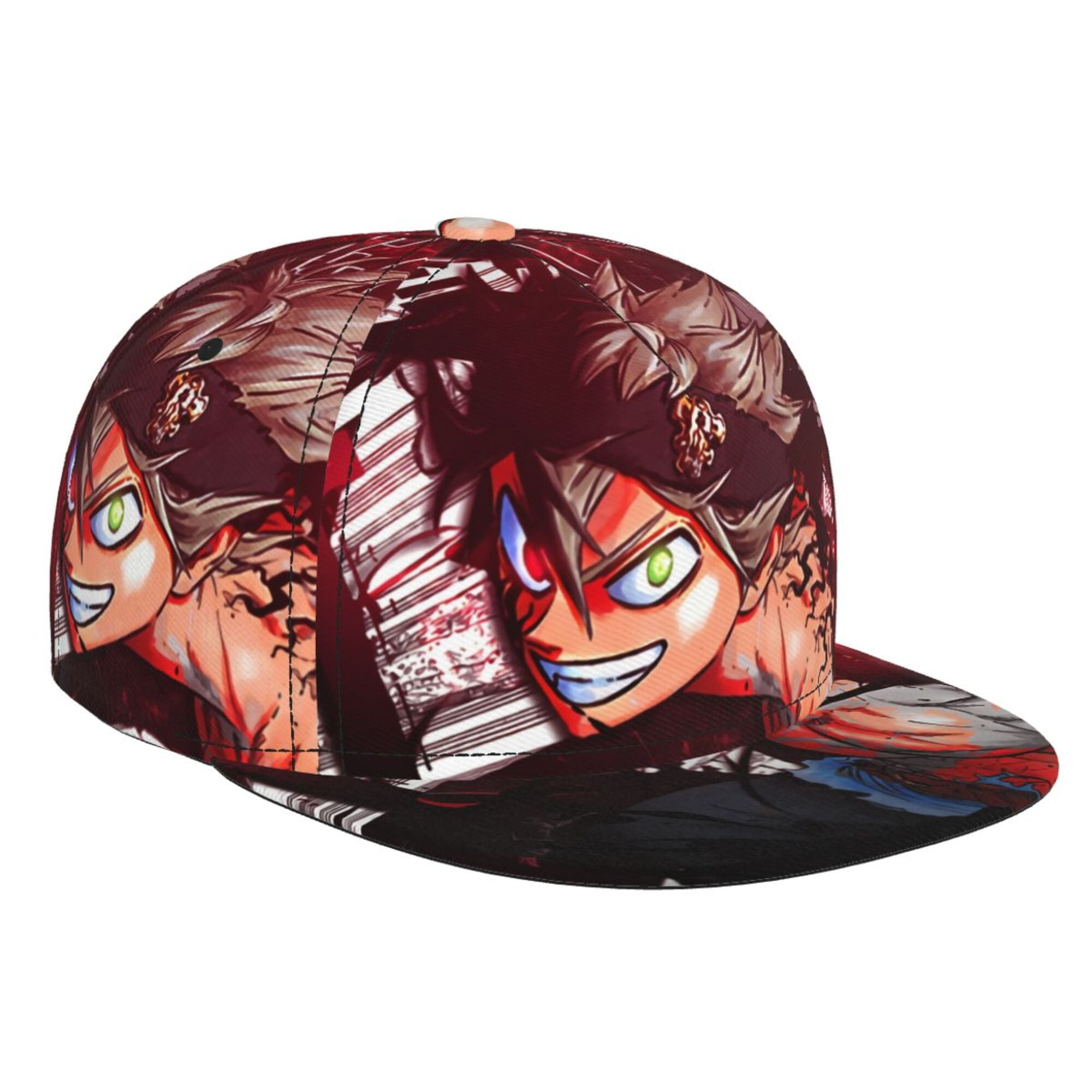 Black Clover Asta Baseball Cap For Men, Women & Kids, Classic Flat Brim ...
