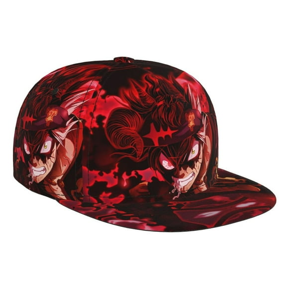 Black Clover Asta Baseball Cap For Men, Women & Kids, Classic Flat Brim ...