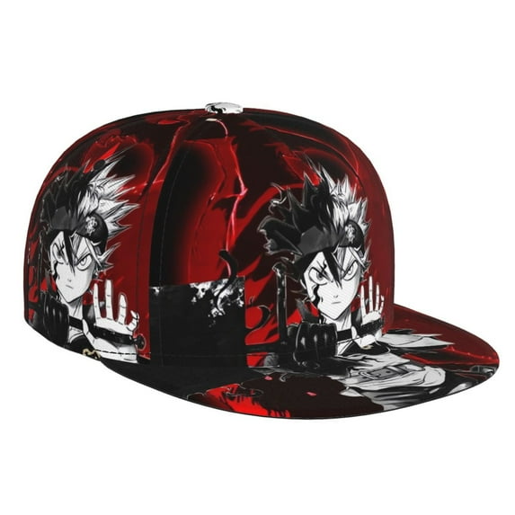 Black Clover Asta Baseball Cap For Men, Women & Kids, Classic Flat Brim ...