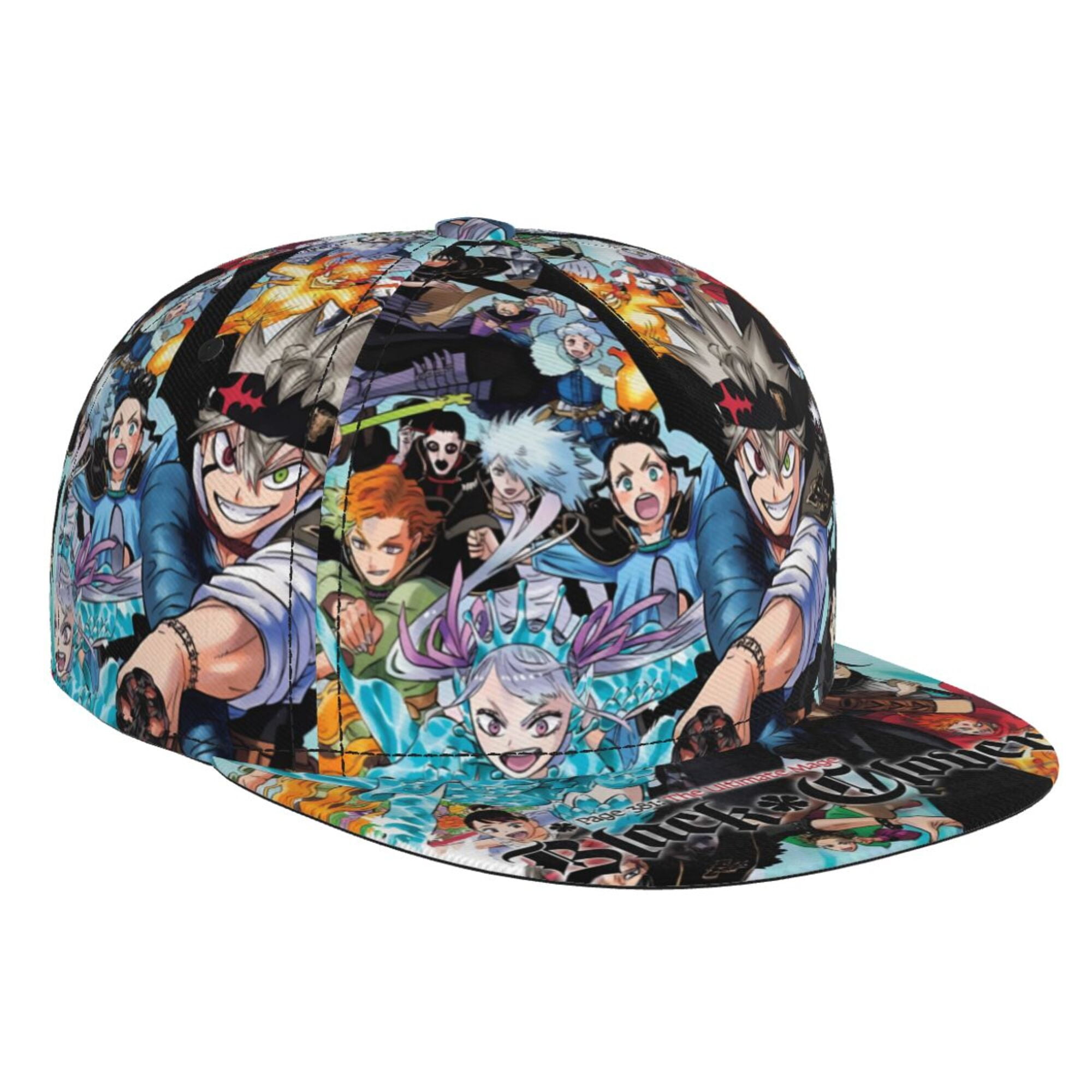 Black Clover Asta Baseball Cap For Men, Women & Kids, Classic Flat Brim ...