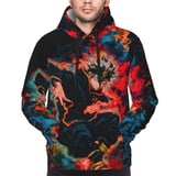 Black Clover Asta Hoodies For Men Hoodie Pullover Long Sleeve Hooded ...