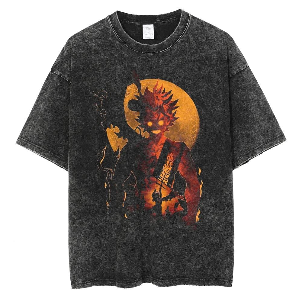 Black Clover Asta Unyielding Determination Vintage T-Shirt_1 - Walmart.com