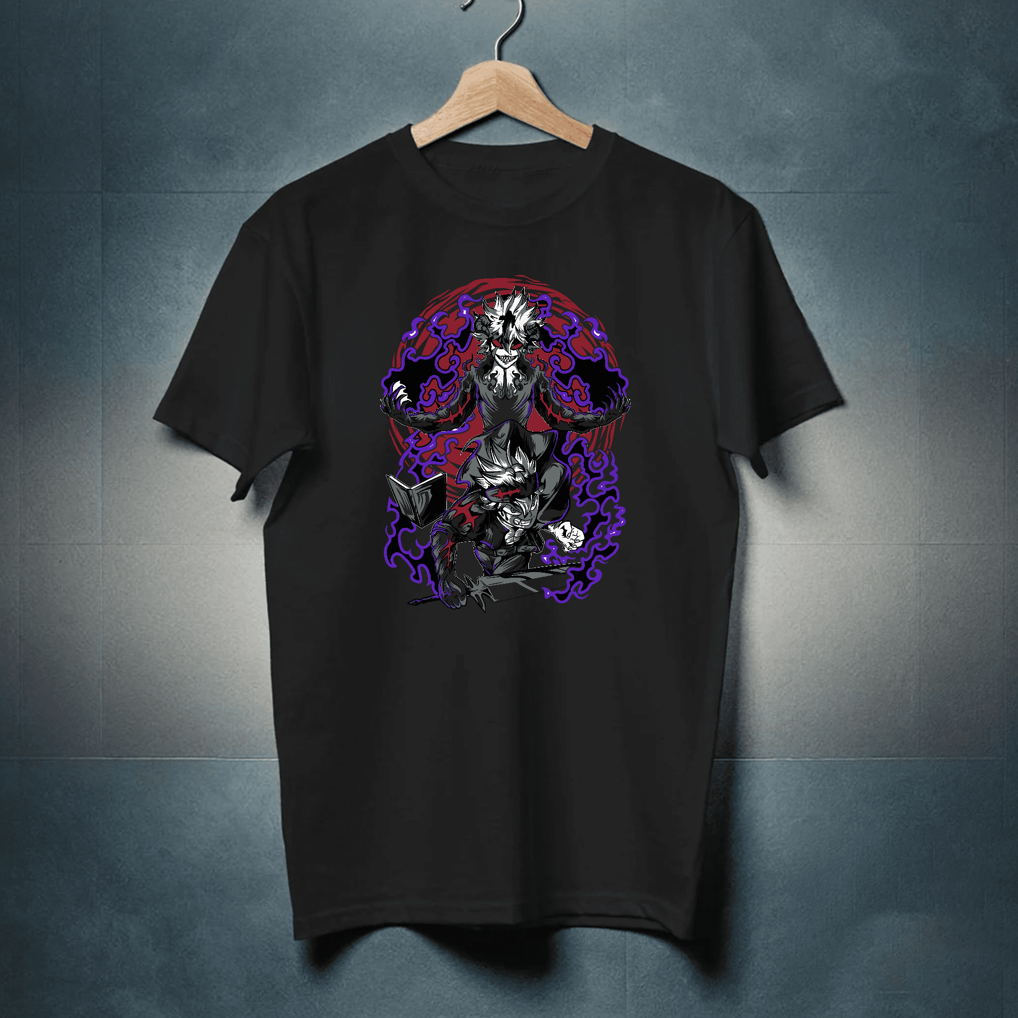 Black Clover Asta Yuno Anime Manga T T-shirt S-5XL - Walmart.com