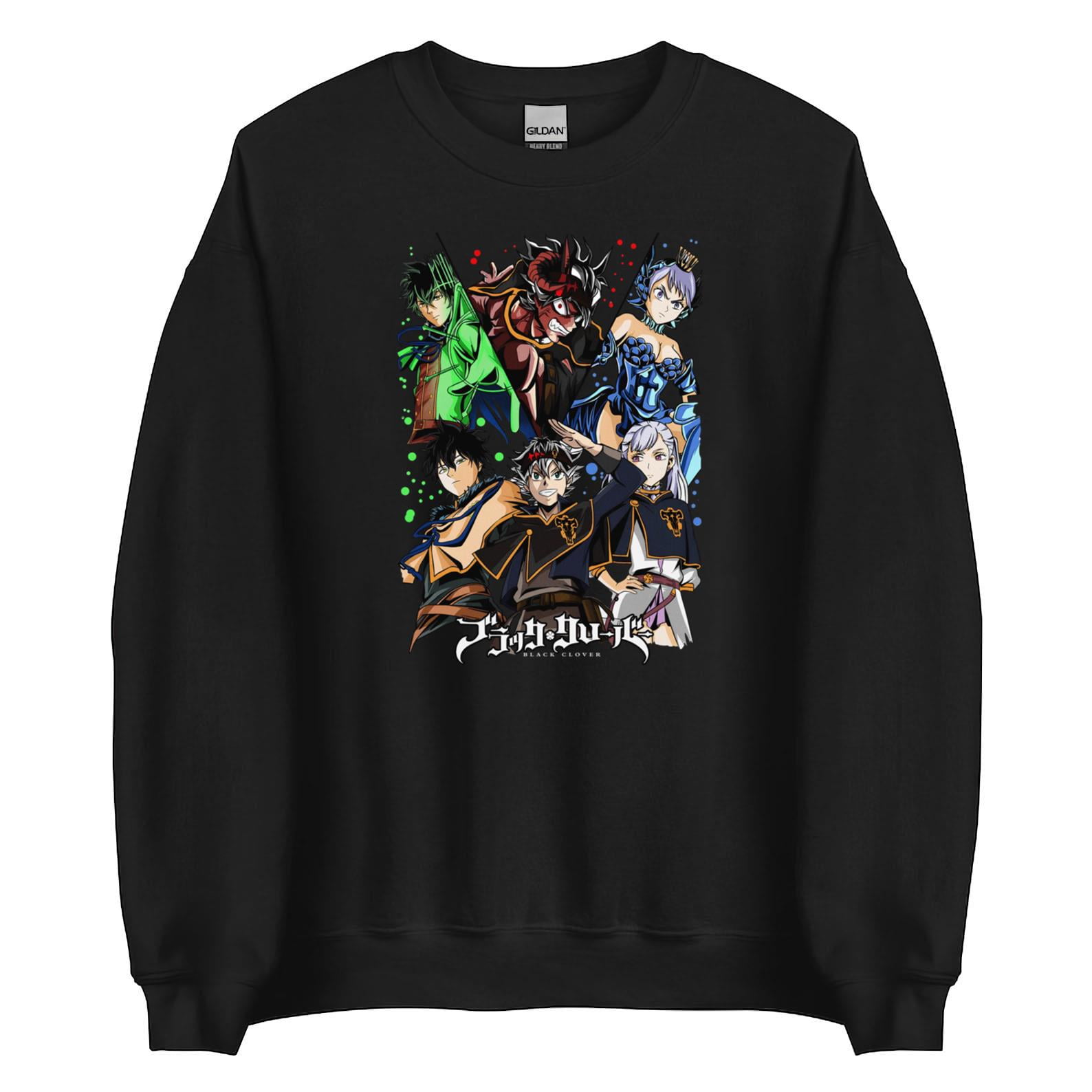 Black Clover Asta Yuno BLACK T-shirt Comic Bull Magic Demon Yami An.im ...