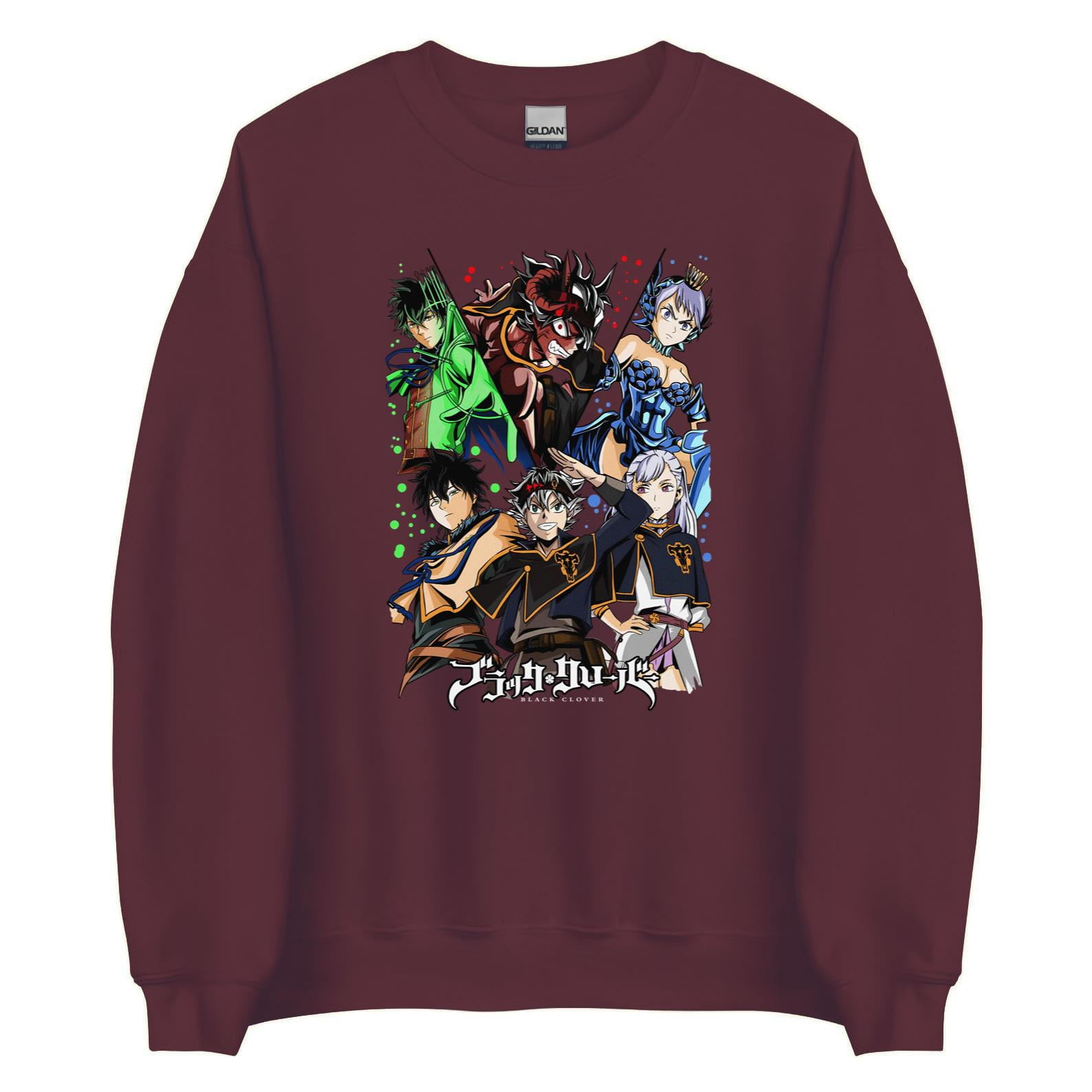 Black Clover Asta Yuno BLACK T-shirt Comic Bull Magic Demon Yami An.im.e Shirt-TH28263 - Walmart.com